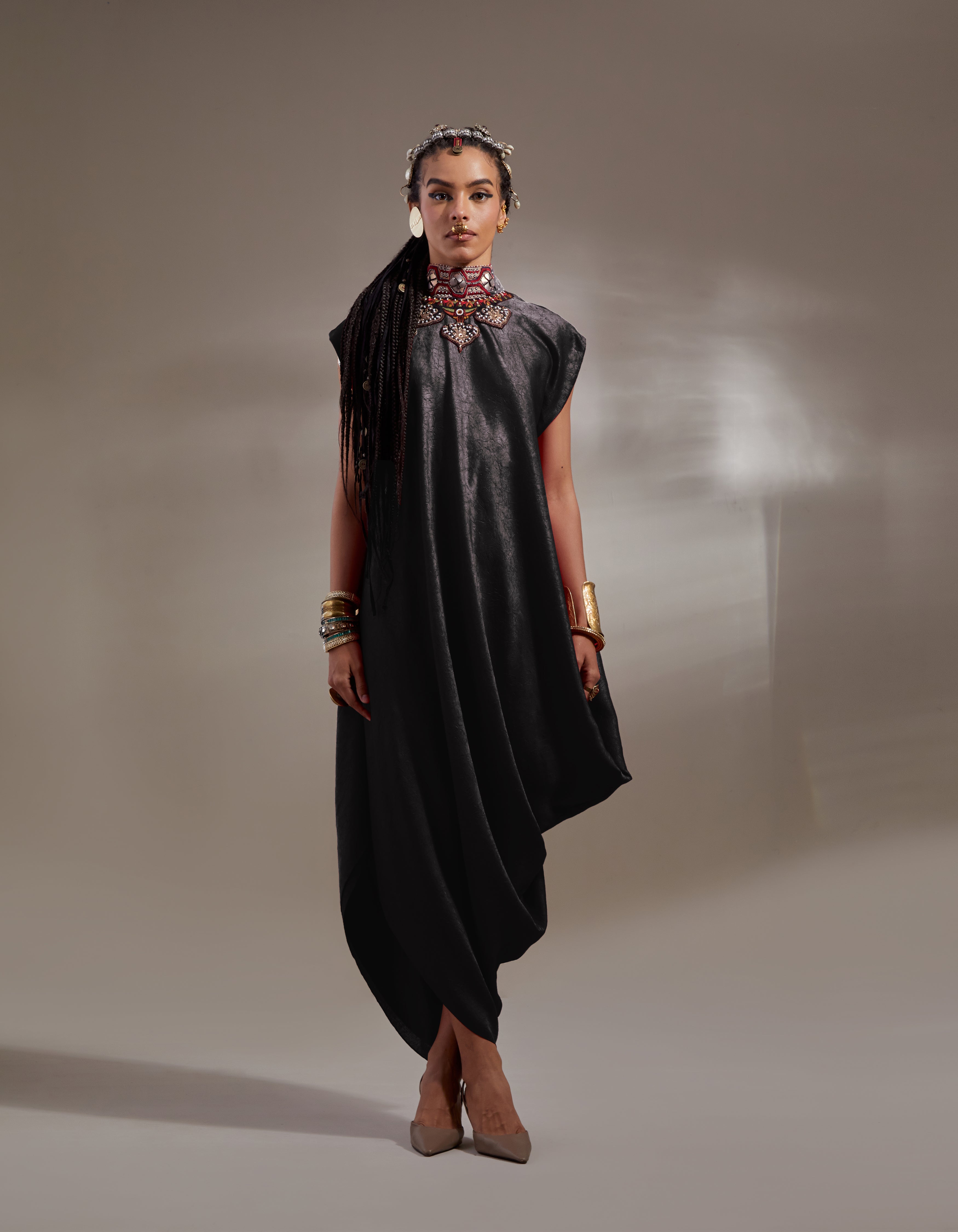 RASA DROP SHOULDER DRESS – Aseem Design Studio