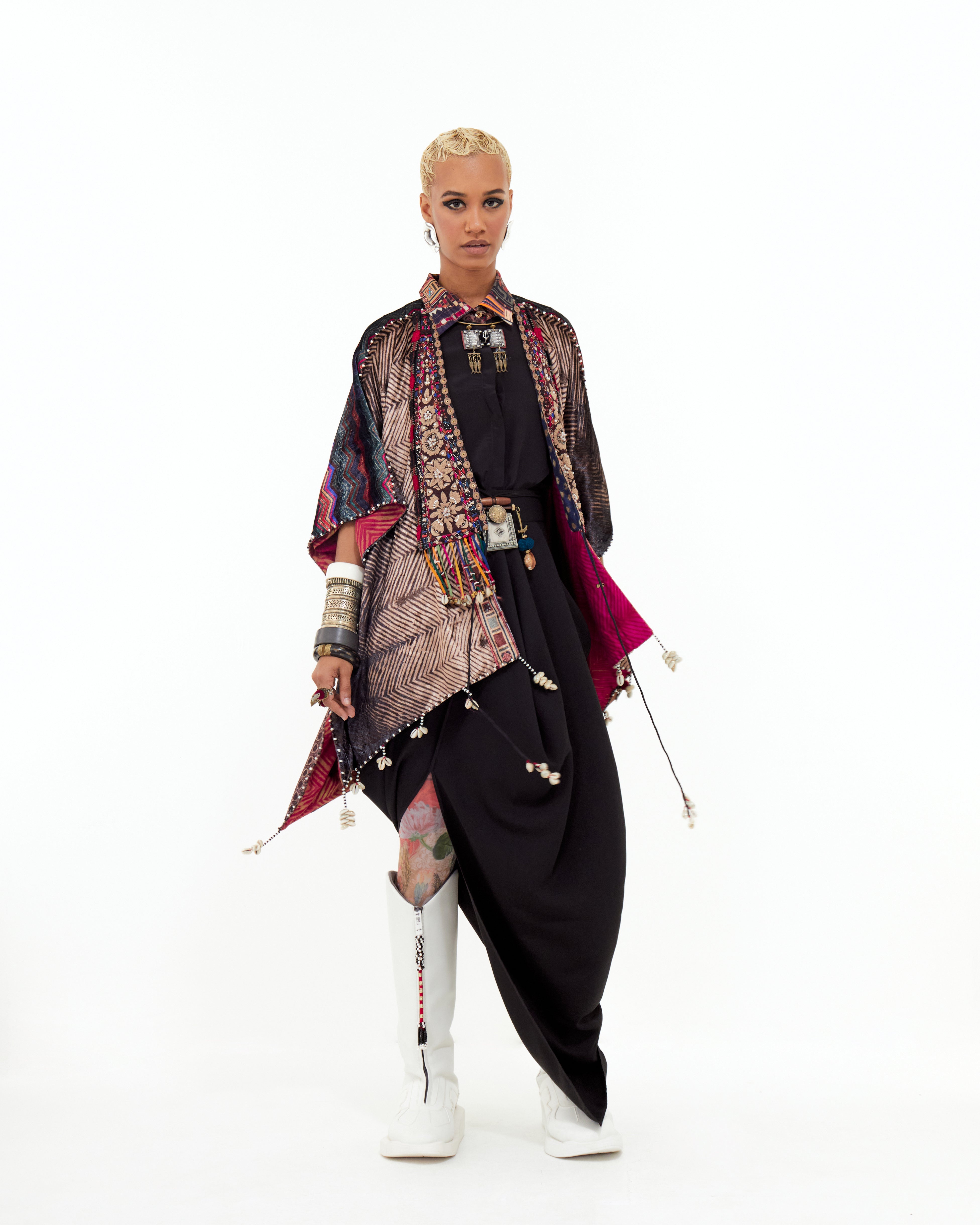 YAMA CAPE JACKET SET – Aseem Design Studio